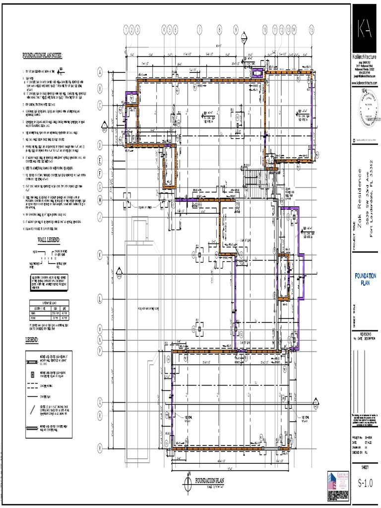 Zak Residence (Shell Estimate) - Linear Thickened Edges, Beams, Joists ...