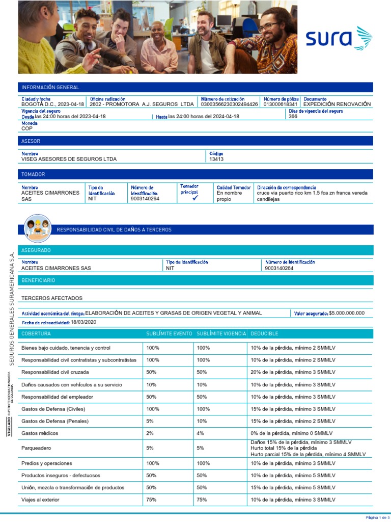 Slip Caratula-03003566230302494426 | PDF | Seguro | Economias