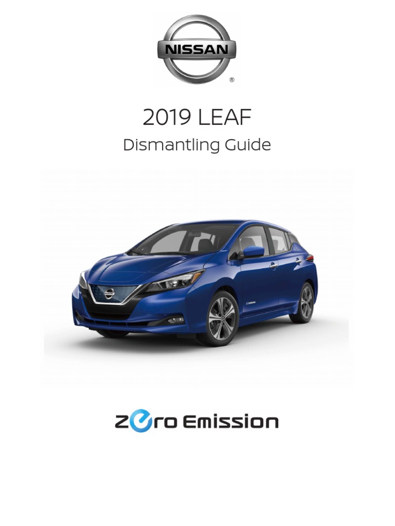 2019 Nissan Leaf DG | PDF | High Voltage | Airbag