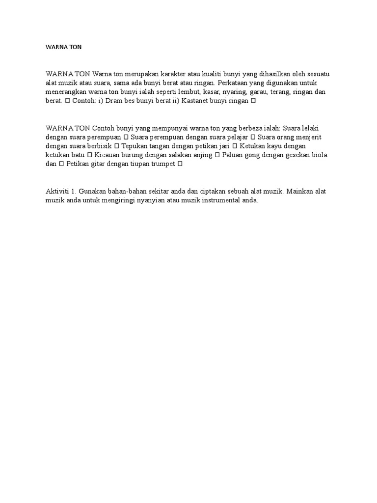 Warna Ton | PDF