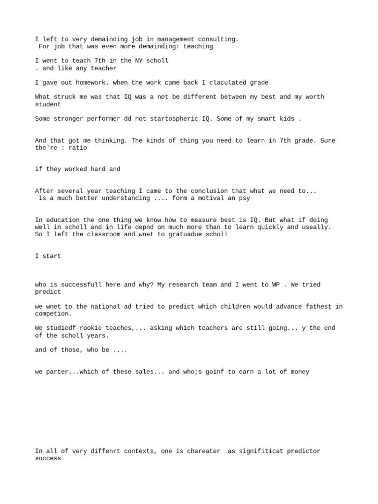 Writing TED1-1 | PDF | Self-Improvement | Wellness