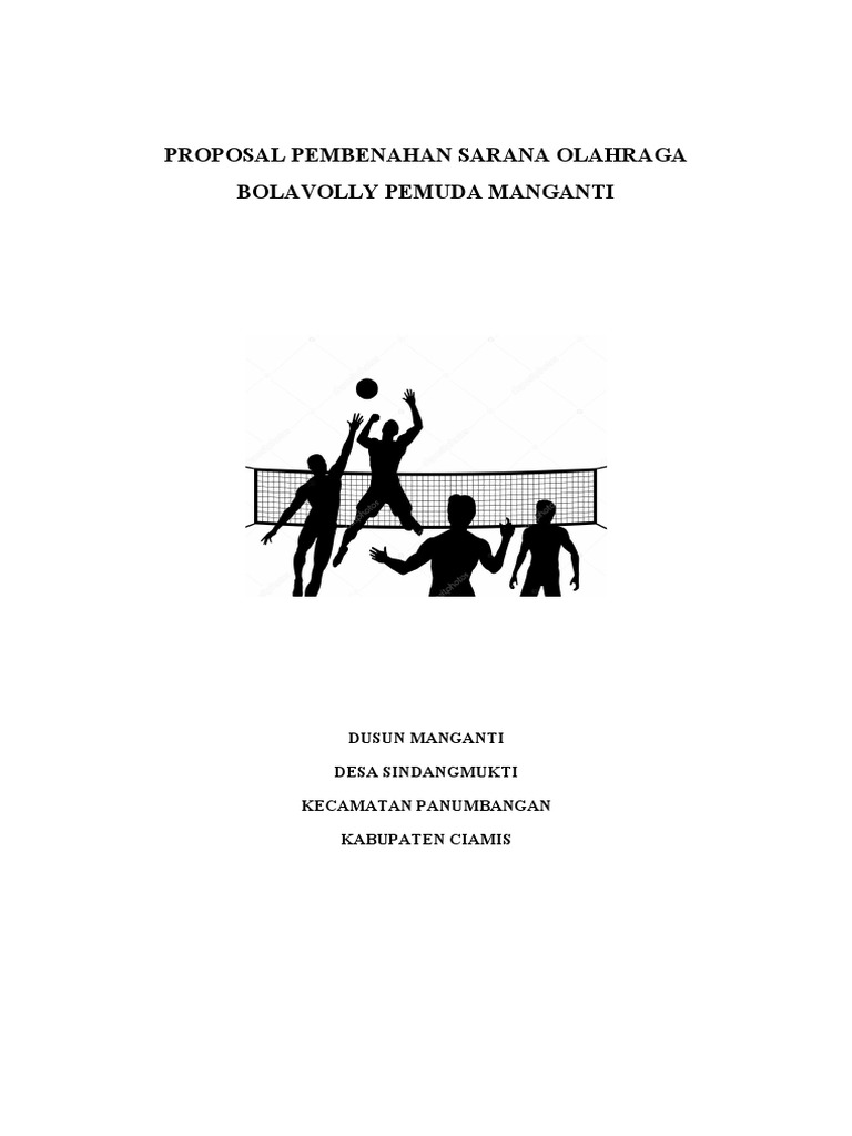 Proposal Bola Volly | PDF
