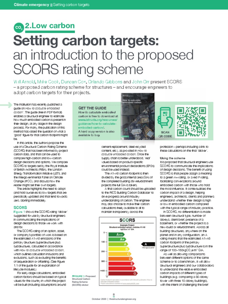 Understanding SCORS Ratings | PDF | Climate Change | Life Cycle Assessment