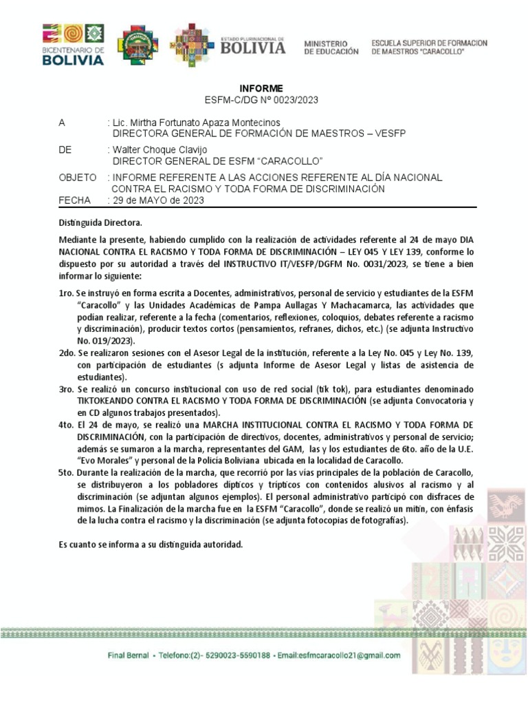 23- actividades contra el racismo | PDF | Justicia | Crimen y violencia