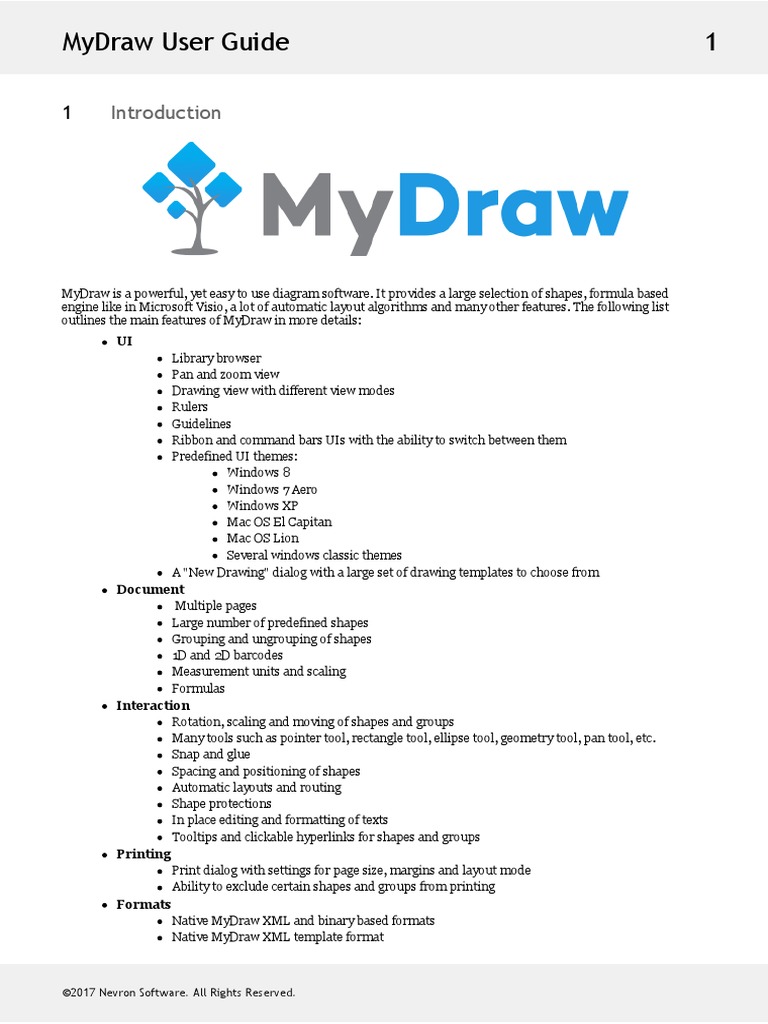Mydraw User Manual | PDF | Computing | Software