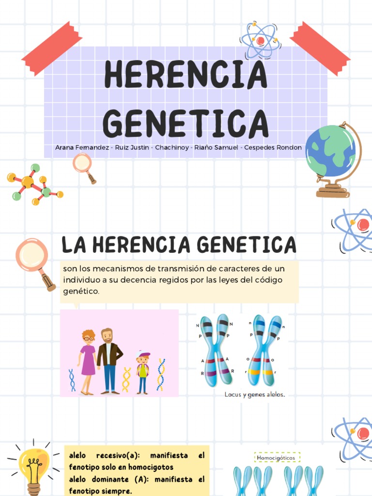 herencia genetica | PDF