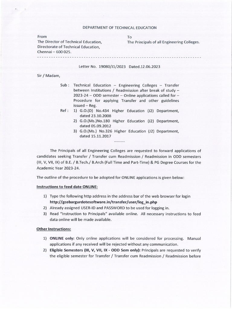 Transfer - Circular | PDF