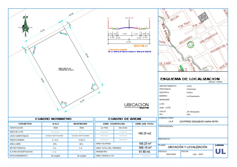 Ubicacion y Localizacion-Plano Ubicacion | PDF