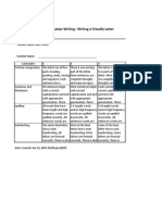 Dictation Rubric | PDF