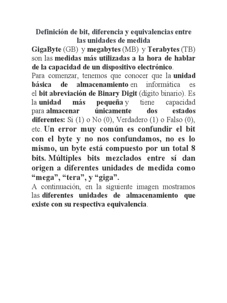 Definición de Bit | PDF