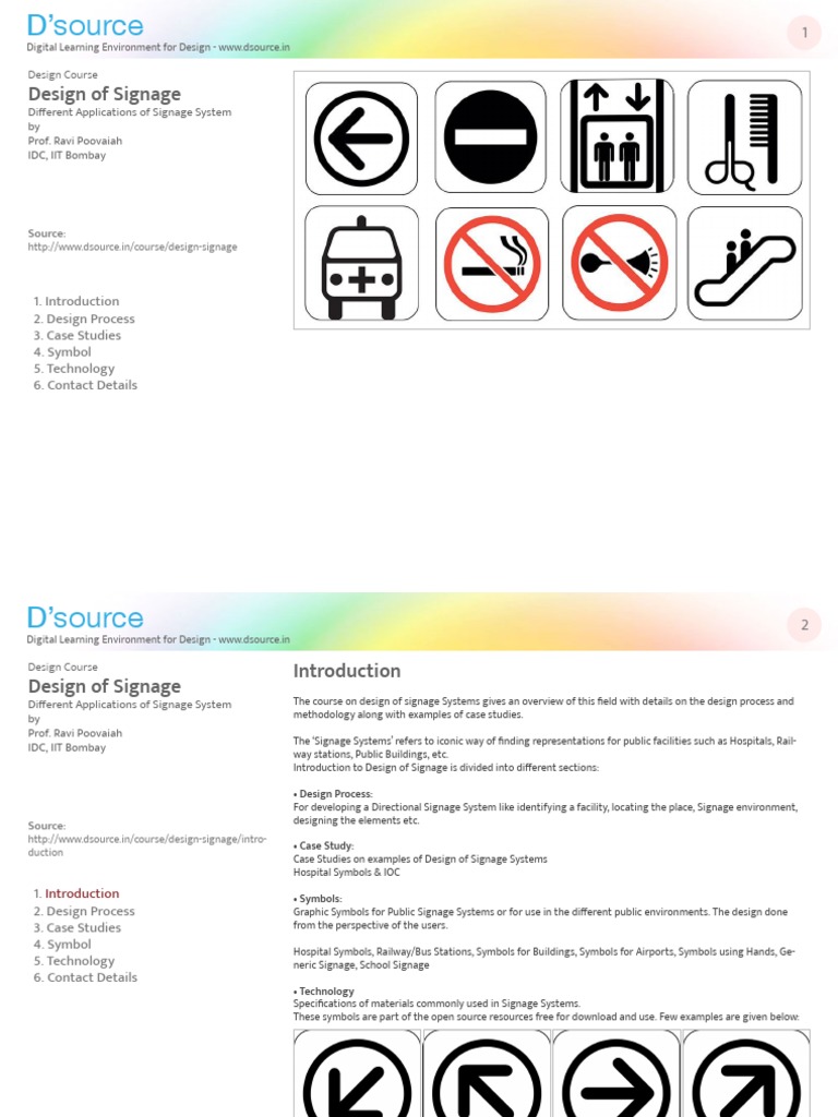 Design of Signage | PDF | Prototype | Design