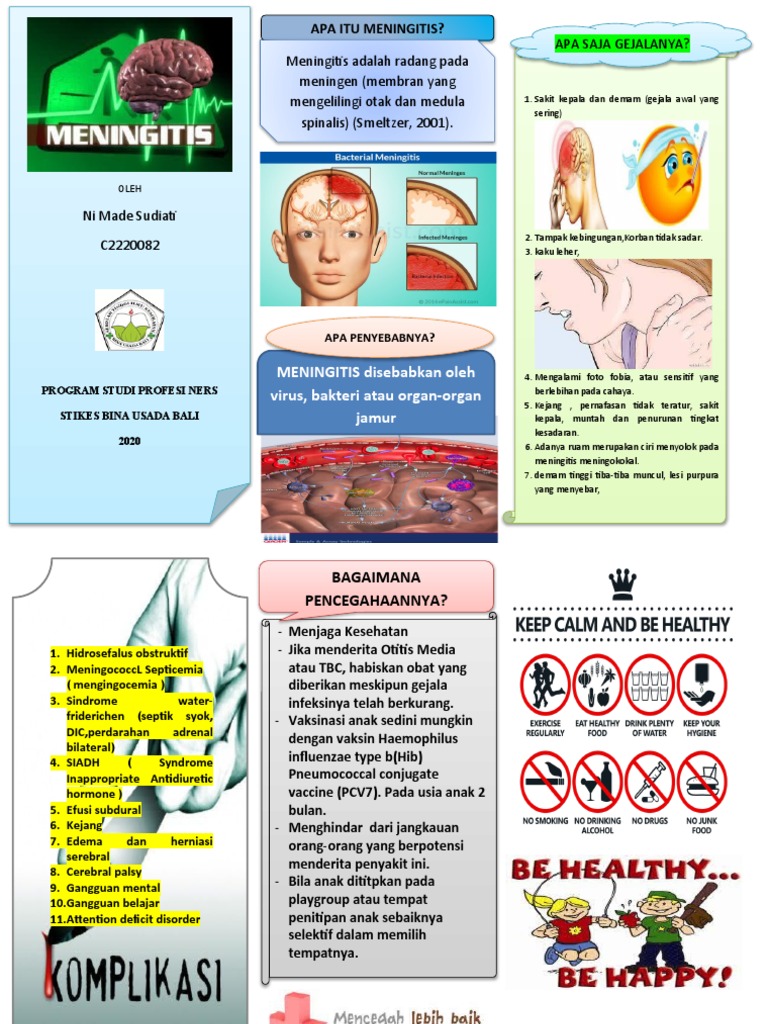 Leaflet Meningitis | PDF