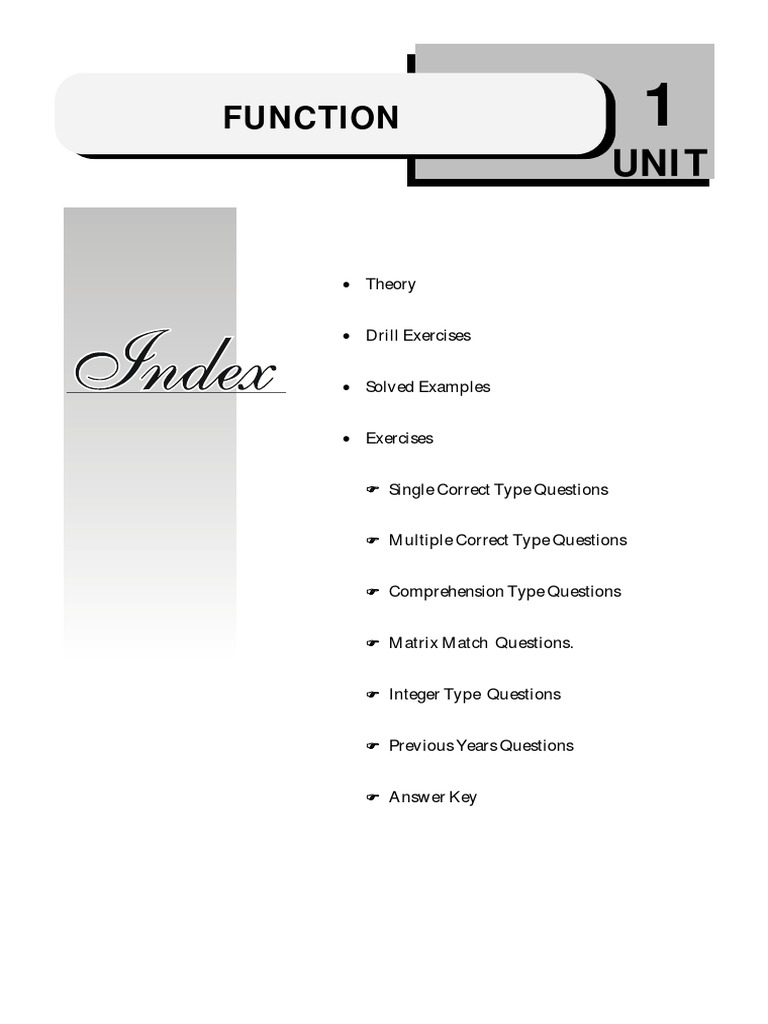 1 Function 1 To 57 Pdf Function Mathematics Polynomial 
