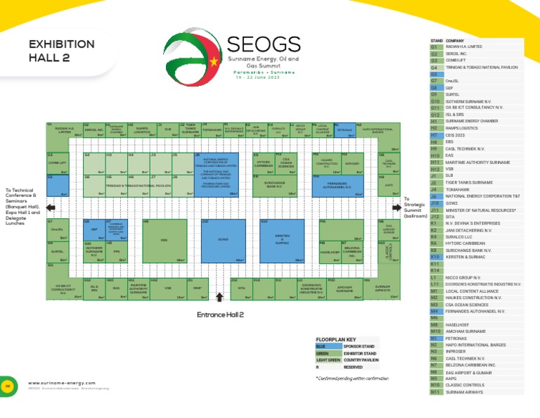 SEOGS2023 Floorplan Hall2 | PDF