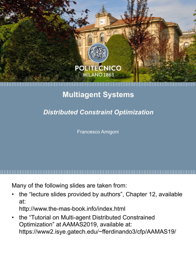 05 MAS Distributed Constraint Optimization | Download Free PDF ... 05 MAS Distributed Constraint Optimization | Download Free PDF ...