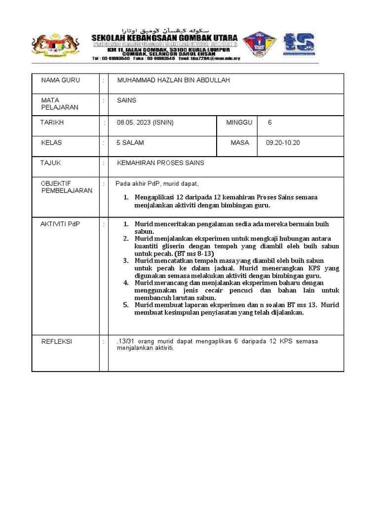 Minggu 6 SN 5 Salam | PDF