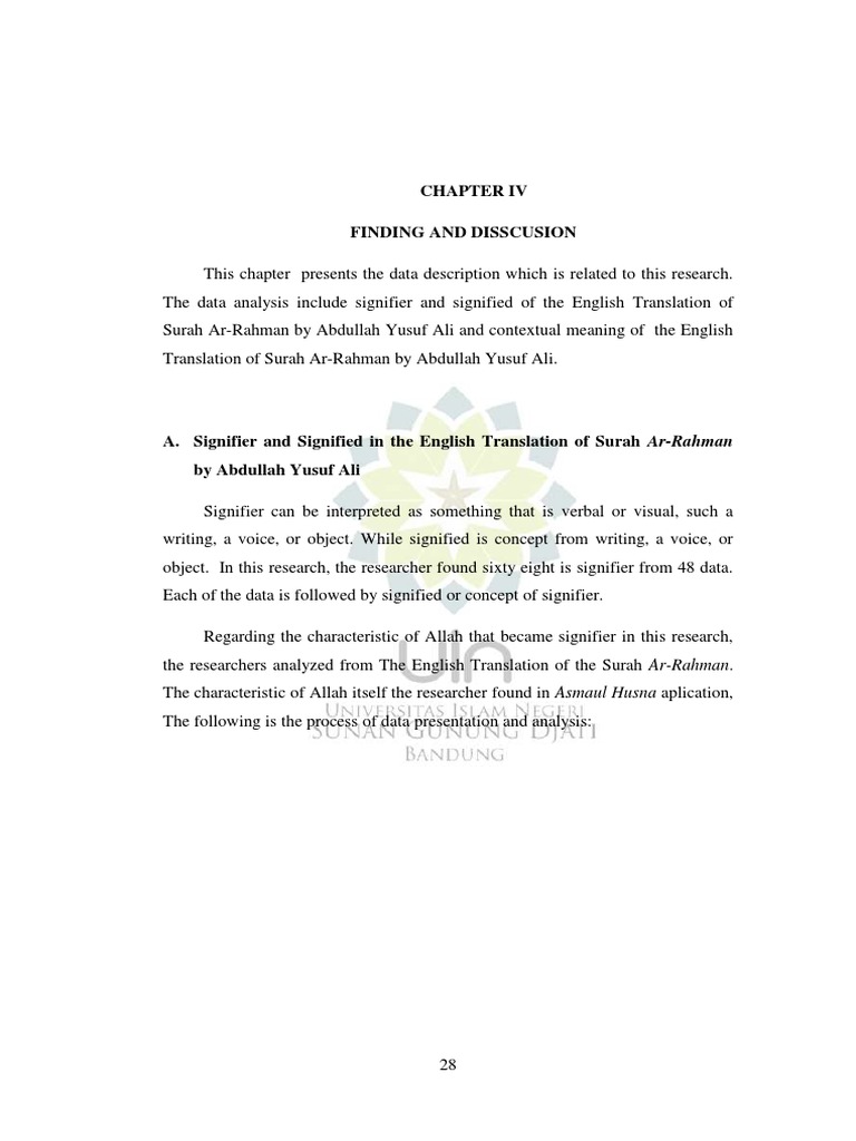 Bab4 Abdullah Yusuf Ali | PDF | God In Islam | Surah