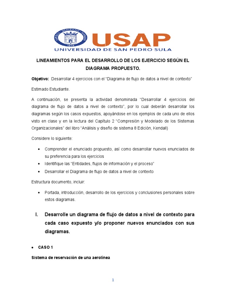 Detalle de Ejercicio DFD A Nivel de Contexto | PDF