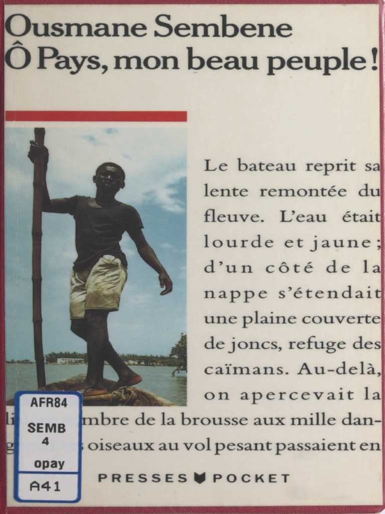 Ô Pays, Mon Beau Peuple (Sembène Ousmane) (Z-Library) | PDF | Poésie