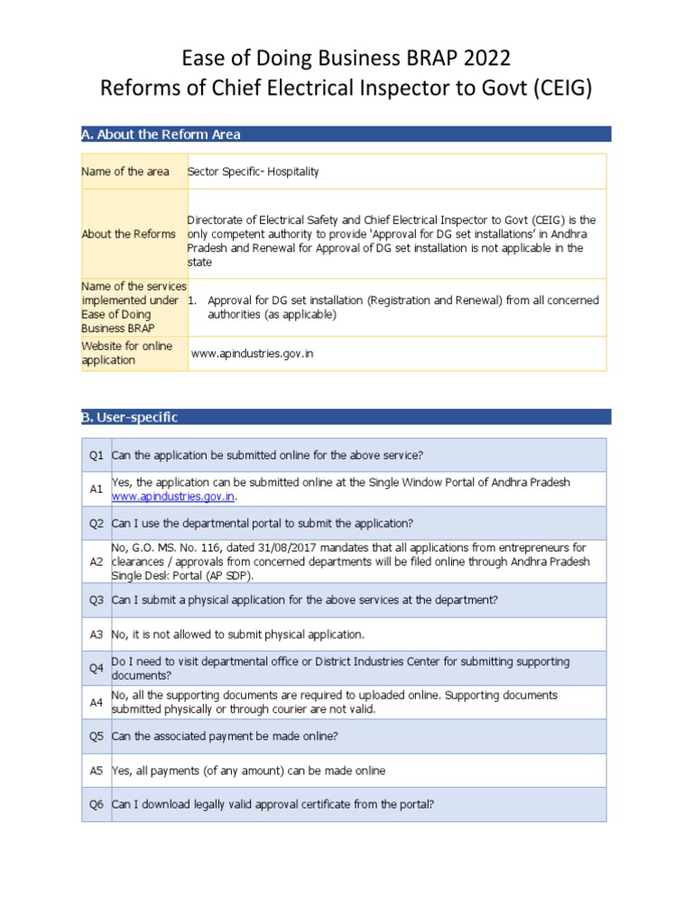 Factsheet For CEIG-1 | PDF