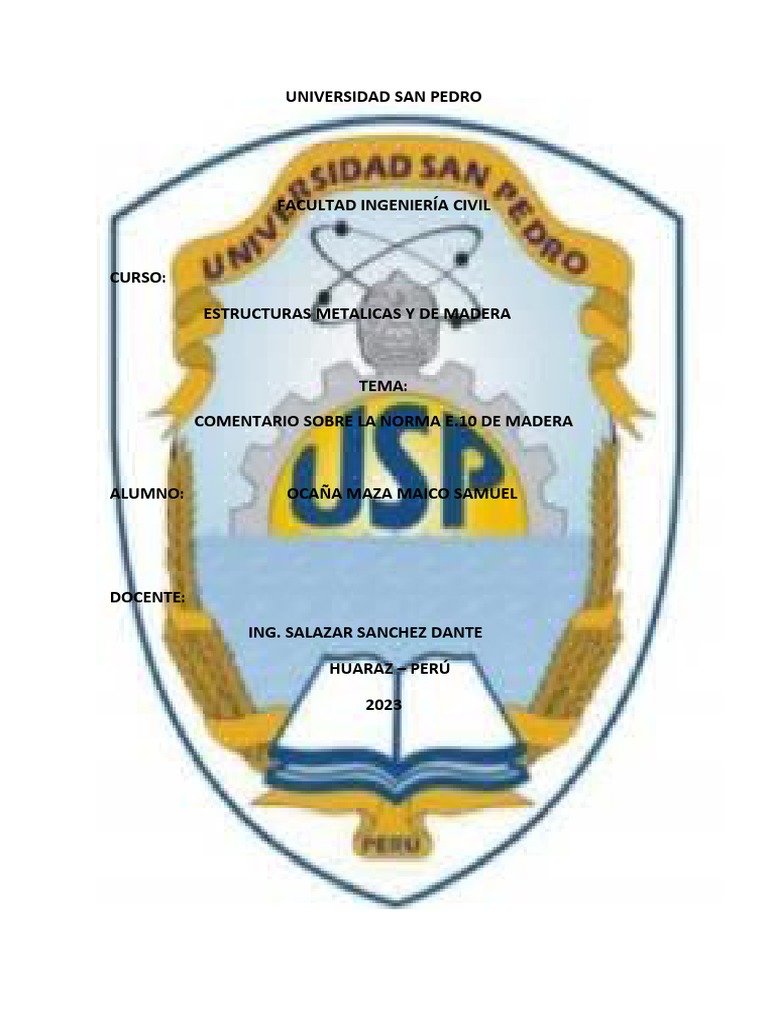 Comentario de La Normae.10 | PDF | Viga (Estructura) | Ciencias fisicas