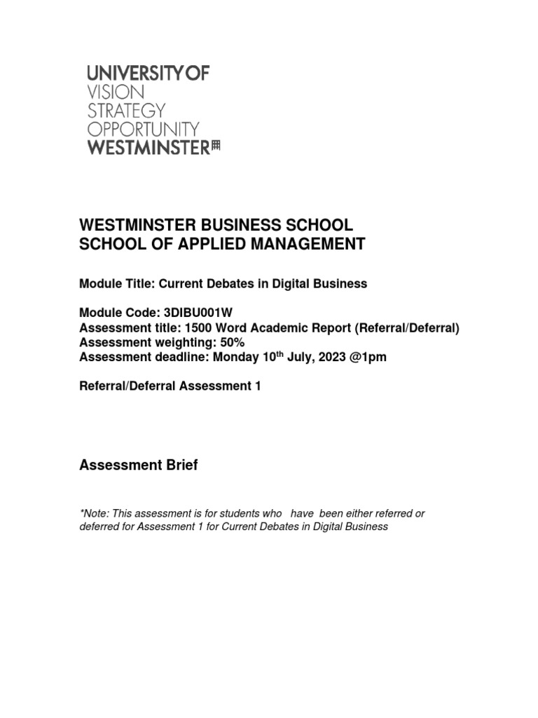 2023 RefDef Assessment 1 CDDB | PDF | Citation | Plagiarism