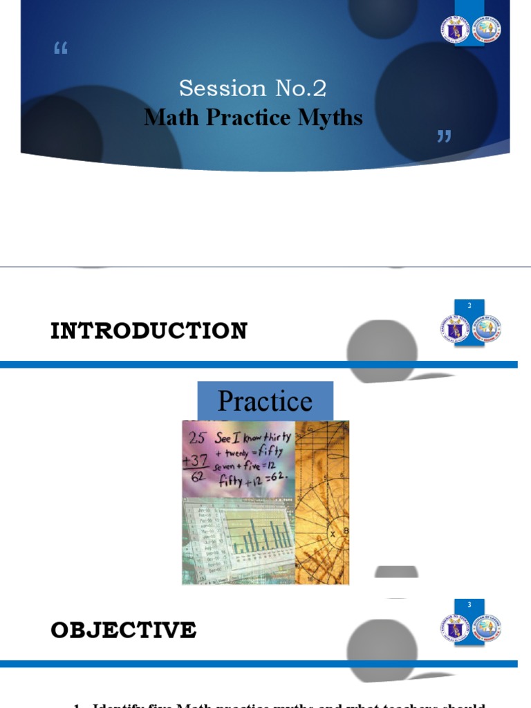 Slide Deck Template - Mathematics | PDF | Teaching Mathematics | Knowledge