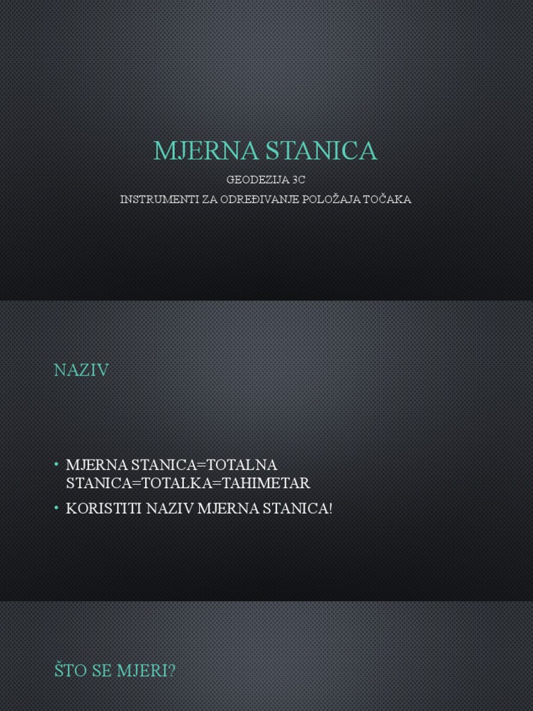 15 - Mjerna Stanica | PDF