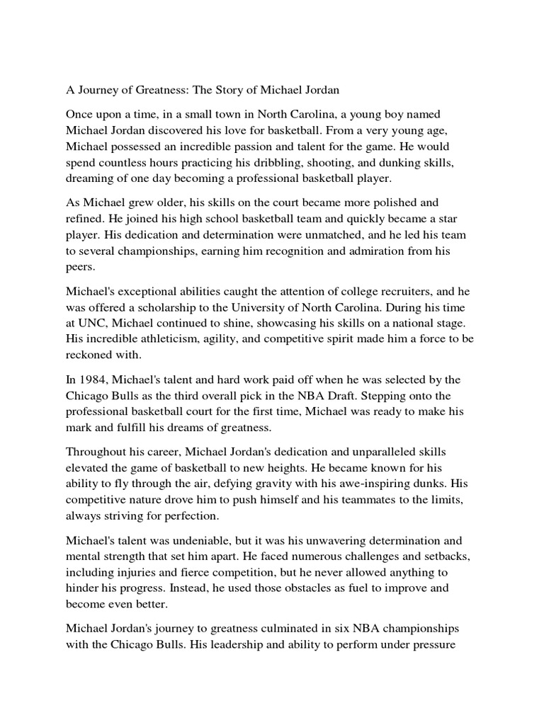 A Journey of Greatness | PDF | Sports