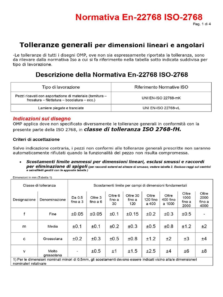 En 22768 - ISO 2768 | PDF