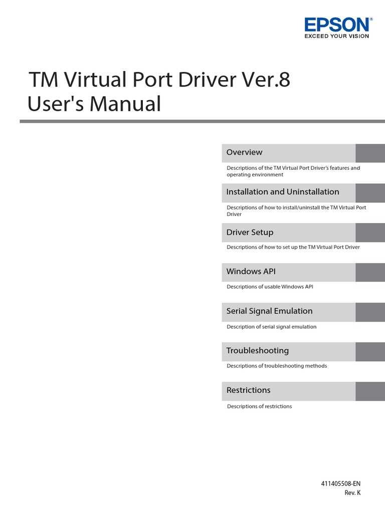 Impresora Epson | PDF | Device Driver | Usb