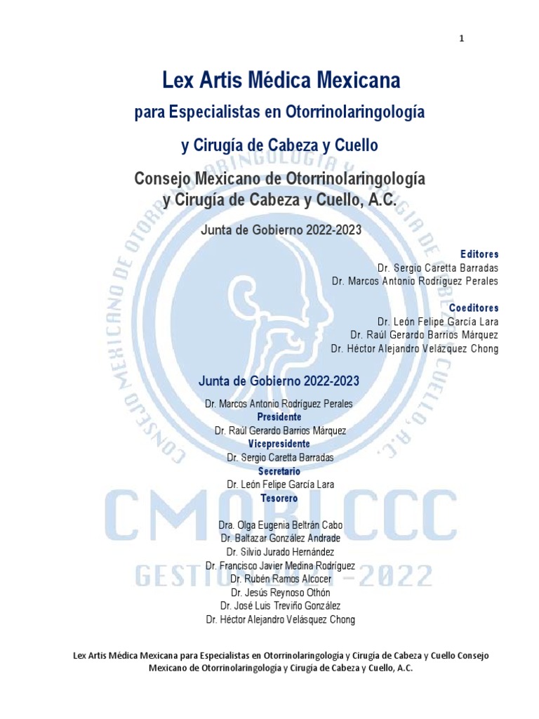 Lex Artis 2023 | PDF | Otorrinolaringología | Apnea