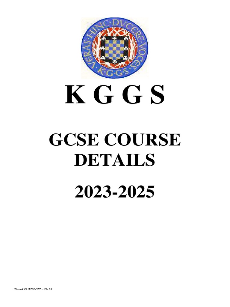 1672922801gcse Course Booklet 2023 25 | Download Free PDF | Science ... 1672922801gcse Course Booklet 2023 25 | Download Free PDF | Science ...