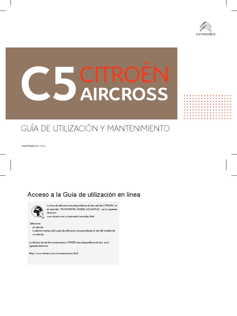Manual Suv c5 Aircross | PDF | Neumático | Acelerador