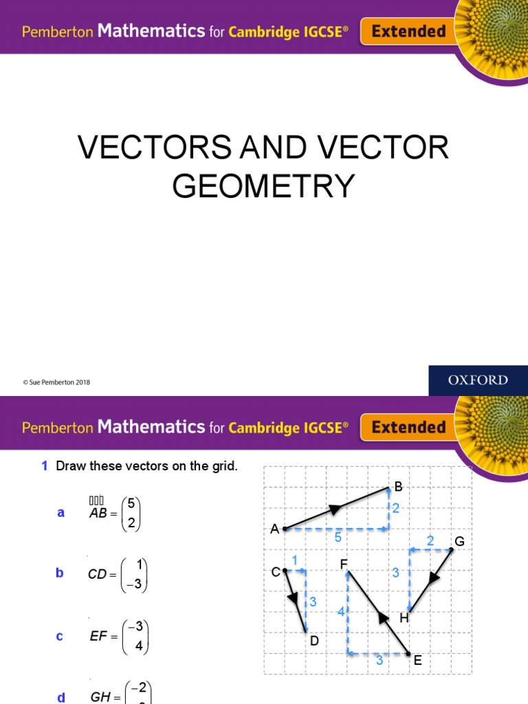 S1-Vectors and Vector Geometry | PDF | Geometry | Classical Geometry
