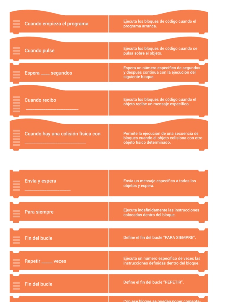 Bloques de Pocket Code | PDF | Fuerza | Masa