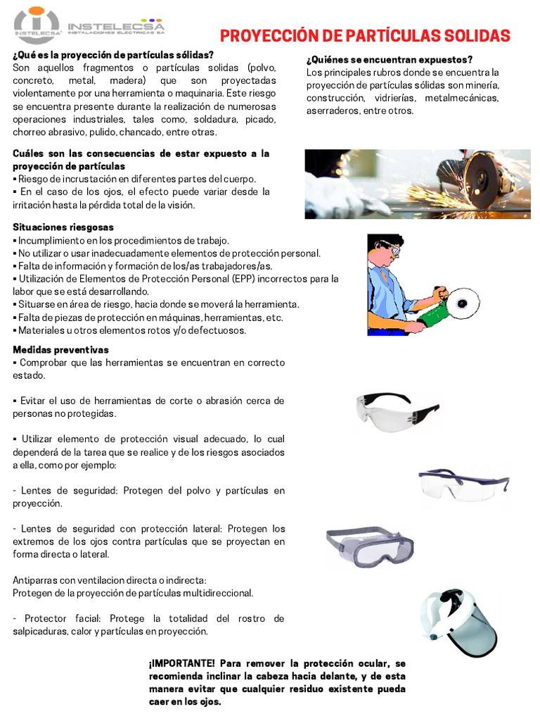 PROYECCION DE PARTICULAS SOLIDAS | PDF | Sector secundario de la ...