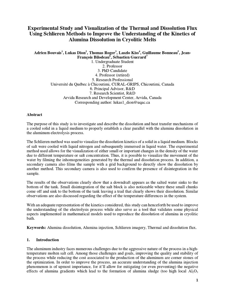 2021 ICSOBA Bouvaisetal Schlieren | PDF | Ice | Water