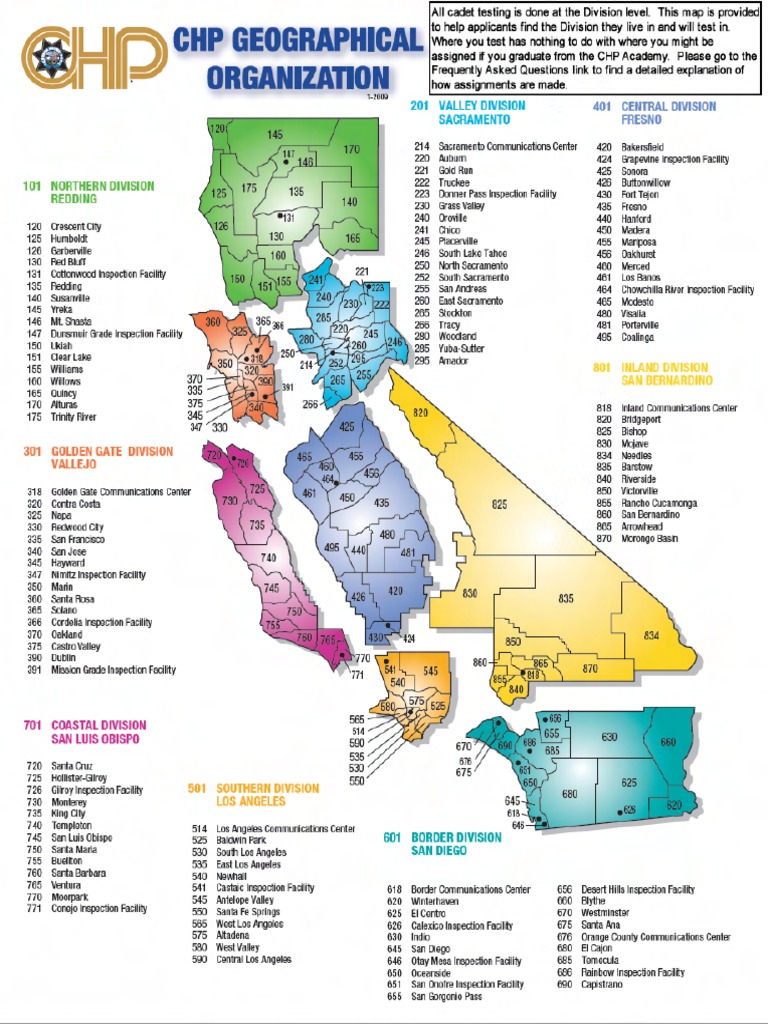 CHP Map | PDF