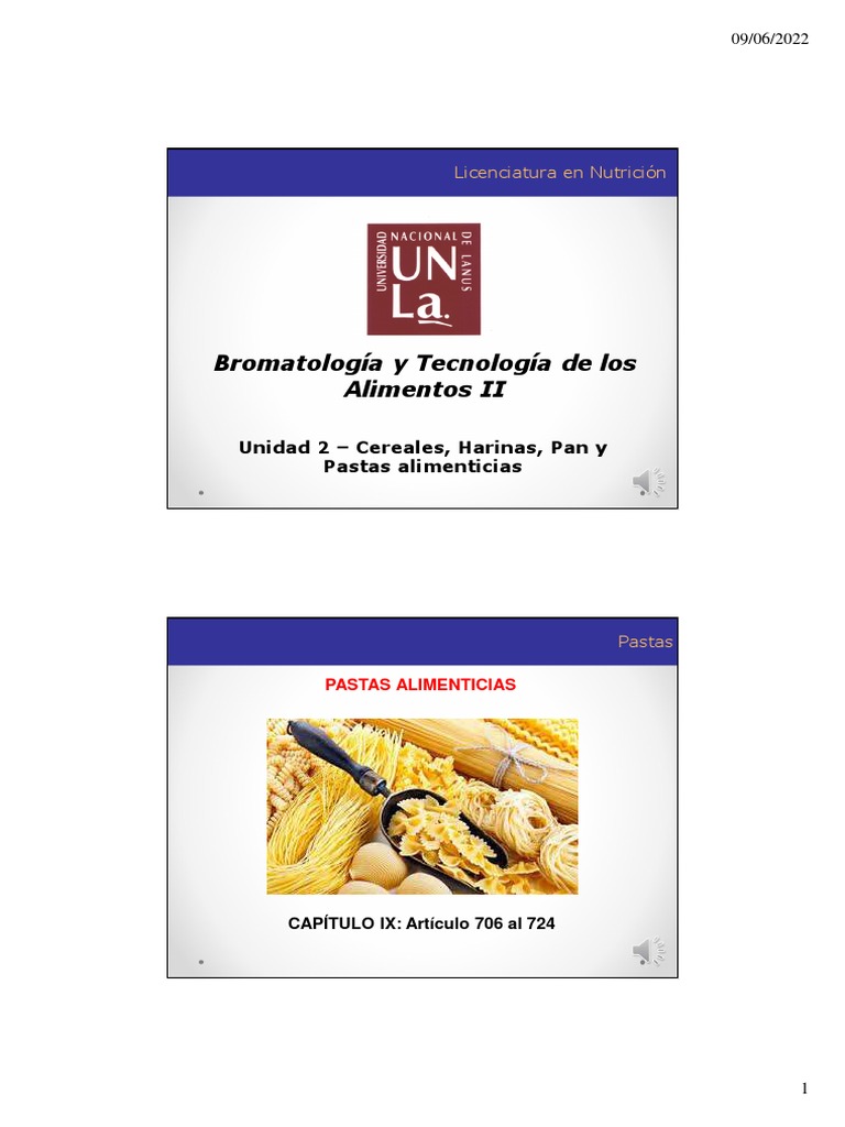 Pastas Alimenticias | PDF | Pasta | Legumbre