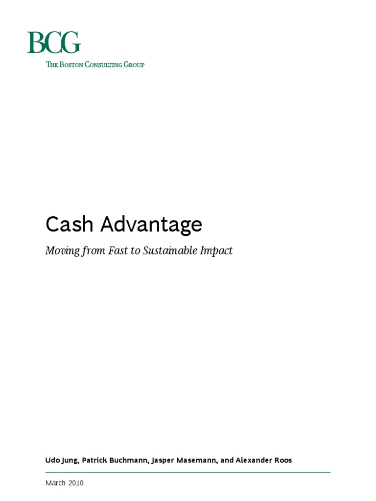 BCG Report | PDF | Strategic Management | Market Liquidity