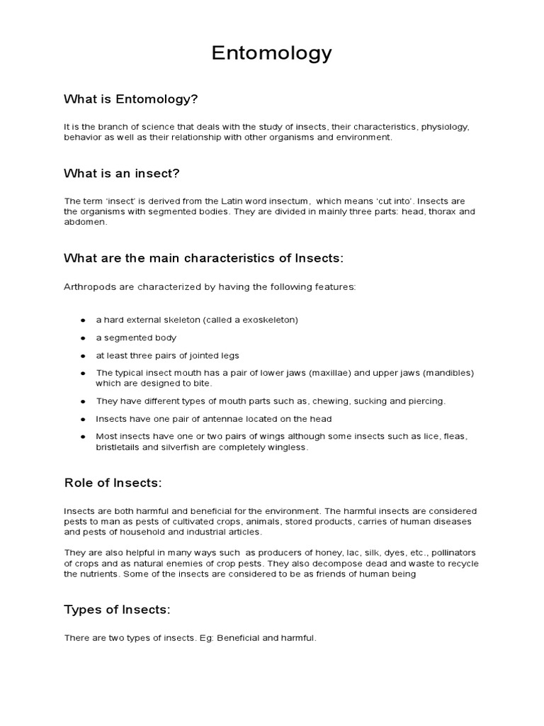 Ento 301 | PDF | Insects | Digestion