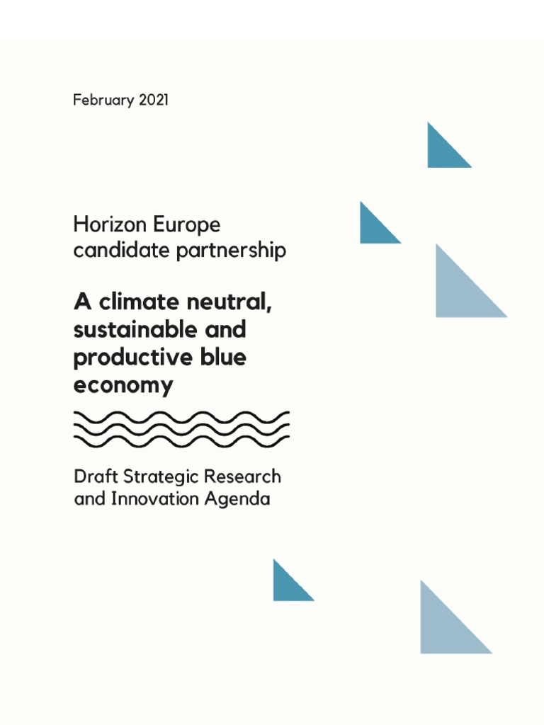 Sustainable Blue Economy Partnership Draft SRIA - V1.0.1 - Compressed ...