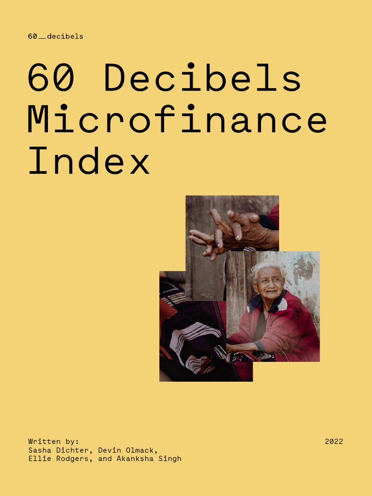 60 Decibels Microfinance Index Report | PDF | Microfinance | Economies