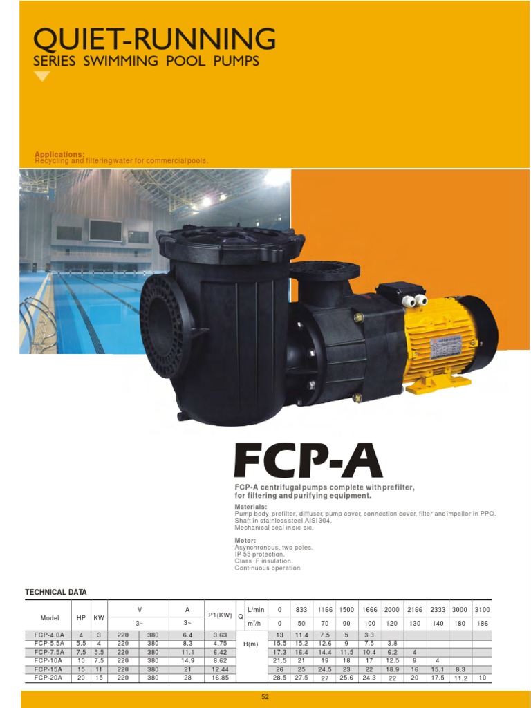 Fcp-A Glong China | PDF | Bomba | Máquinas