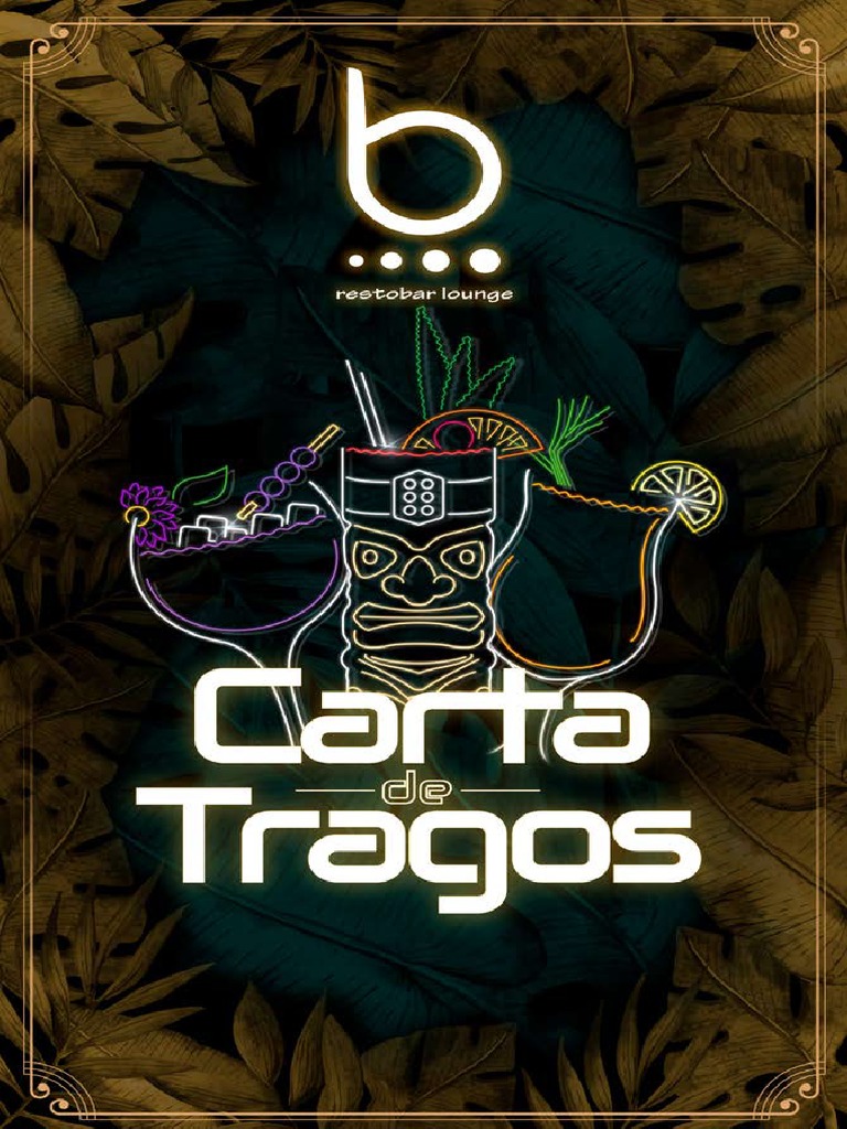 Carta Tragos B-Restobar | PDF