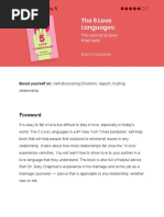 The Five Love Languages | PDF | Feeling | Love