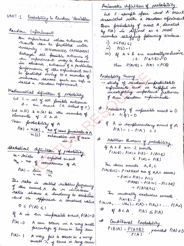 Exclusive Notes | PDF