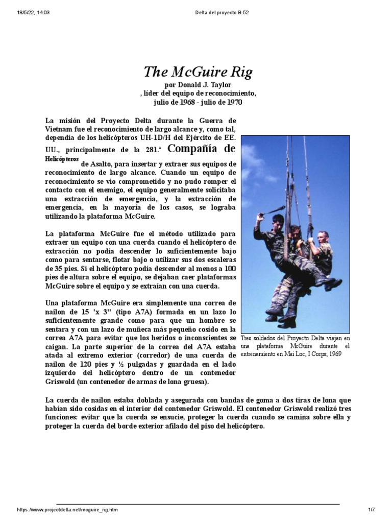 Delta Del Proyecto B-52 | PDF | Helicóptero | Campana Uh 1 Iroquois
