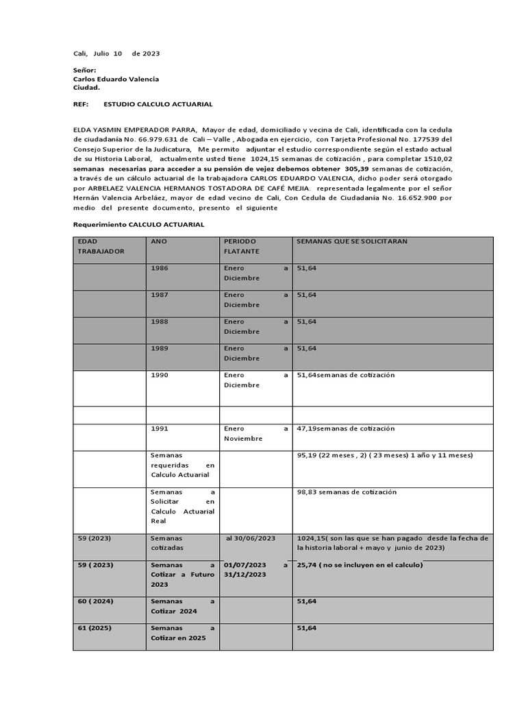 Calculo Actuarial Carlos Valencia | PDF Calculo Actuarial Carlos Valencia | PDF